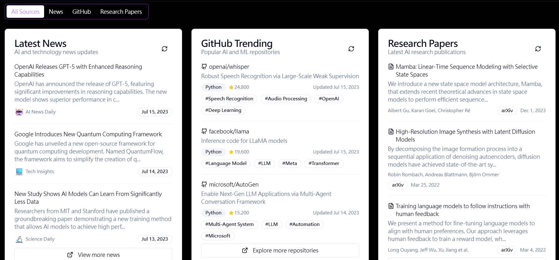 AI Intel Assistant - Multi-Agent Framework