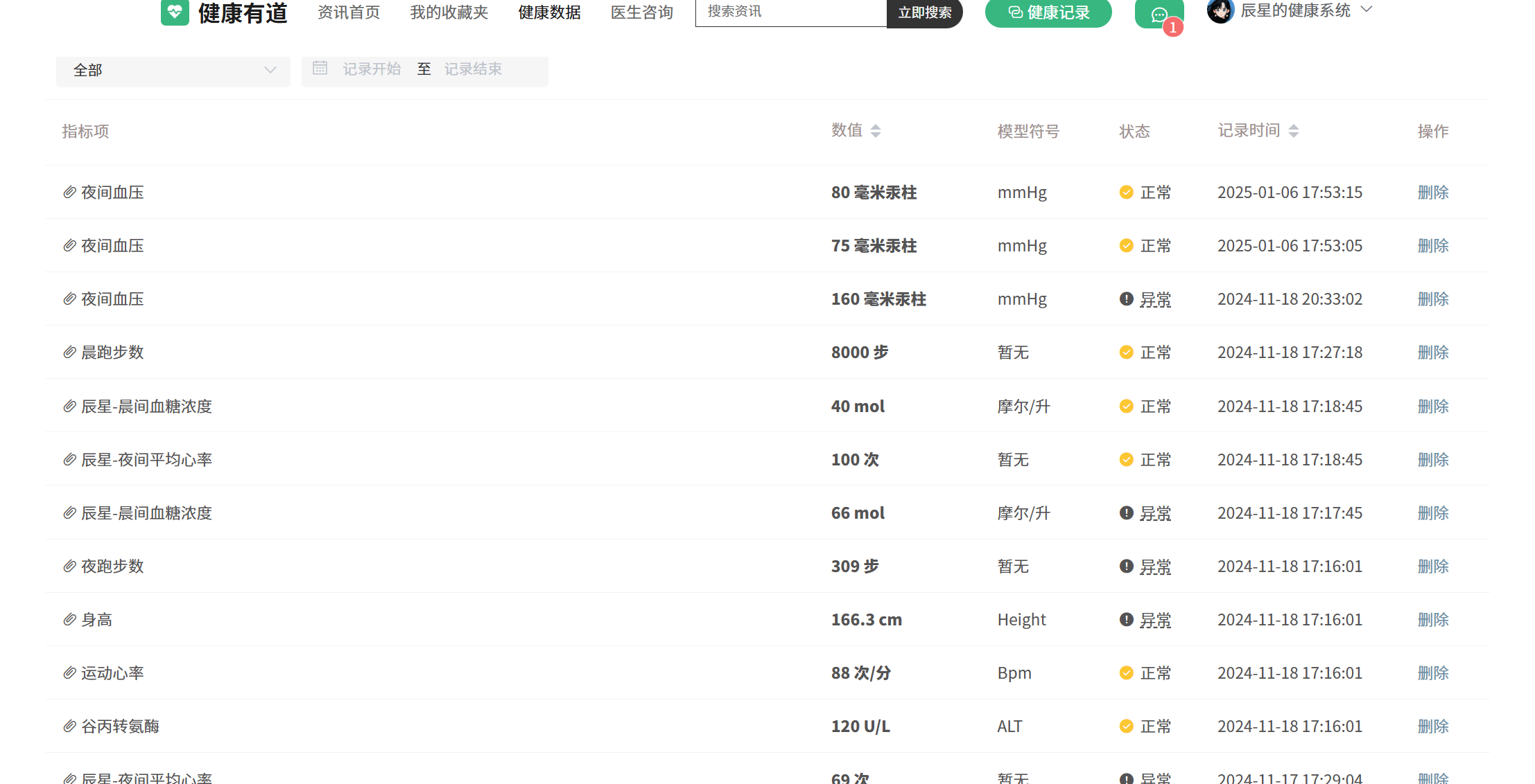 GitHub - JX05120LLL/IHMS: IHMS-智慧健康管理系统是一个基于spring boot+vue+MySQL+deepseek的web系统，用于个人健康数据记录与管理的 ...