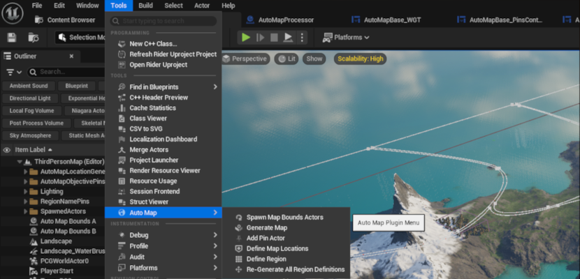 GitHub - cem-akkaya/AutoMapDemo: This is an Unreal Engine experimental project with a contained ...